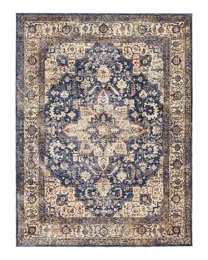 MINK HOME Taza Heriz Area Rug, 8'3 X 11'6 - Dark Blue