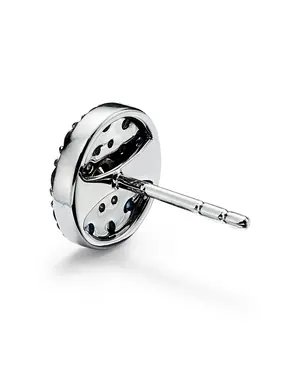 Bloomingdale'S Diamond And Sapphire Evil Eye Stud Earrings
