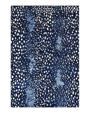TIMELESS RUG DESIGNS Armstrong Arm3253 Area Rug, 9' X 12 - Navy