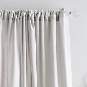 PERI HOME Chenille Rose 108 X 50 Poletop Window Panel, Pair