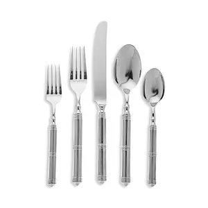 RICCI ARGENTIERI Castello 5 Piece Flatware Set - Silver