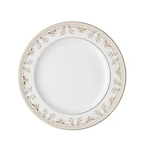 Versace Rosenthal Meets Medusa Gala Dinner Plate - White/gold