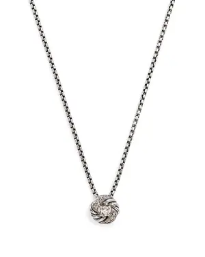 David Yurman Sterling Infinity Pendant Necklace - Silver