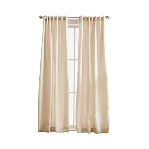 PERI HOME Linen 84 X 50 Back Tab Lined Window Panel, Pair Linen
