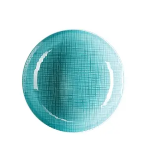 ROSENTHAL Mesh Soup Plate - Aqua