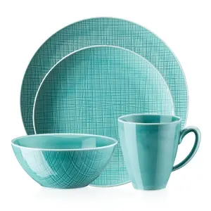 ROSENTHAL Mesh Dinner Plate - Aqua