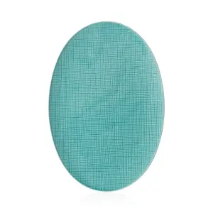 ROSENTHAL Mesh Oval Platter Aqua