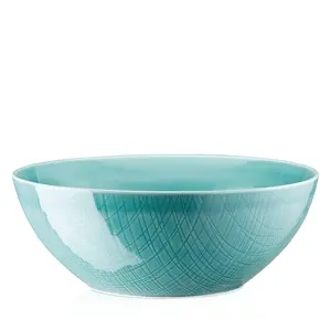 ROSENTHAL Mesh Serve Bowl - Aqua