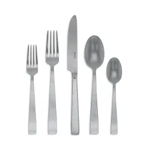 SAMBONET Vintage Inox 5 Piece Stainless Steel Place Setting - Silver