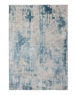 MINK HOME Alloy All341 Area Rug, 2'6 X 4 - Light Blue