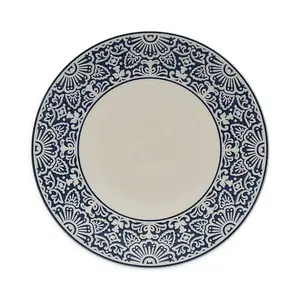 FORTESSA Havana Coupe Dinner Plate, Set Of 4 - Blue