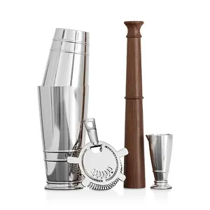 FORTESSA Crafthouse 4-piece Shaker Set - Silver