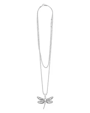 Lagos Sterling Rare Wonders Dragonfly Pendant Necklace