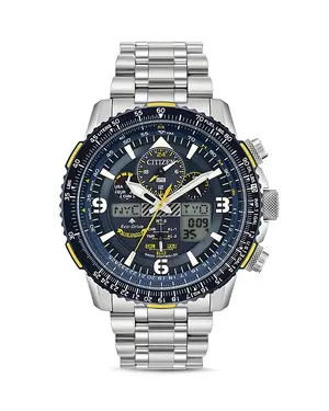 Citizen Promaster Skyhawk A-t Eco-drive 46mm Chronograph Watch - Black/silver