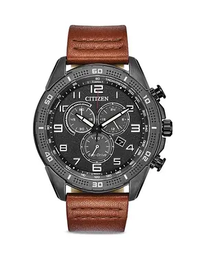 Citizen Eco-drive Brycen Weekender Chronograph - Black/brown