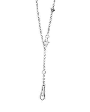 Lagos Sterling Caviar Spark Diamond Pendant Necklace - Silver