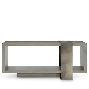 BERNHARDT Linea Console Table - Cerused Greige
