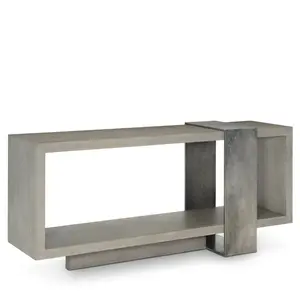 BERNHARDT Linea Console Table - Cerused Greige