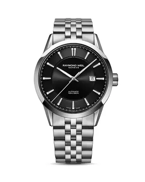 RAYMOND WEIL Freelancer 42mm Watch - Black/silver
