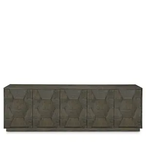 BERNHARDT Linea Entertainment Console - Cerused Charcoal