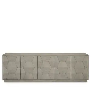 BERNHARDT Linea Entertainment Console - Cerused Greige