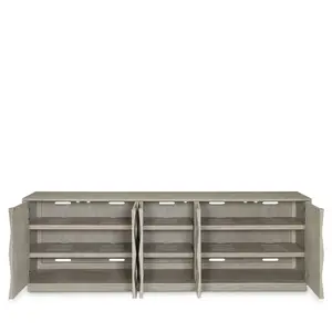 BERNHARDT Linea Entertainment Console - Cerused Greige