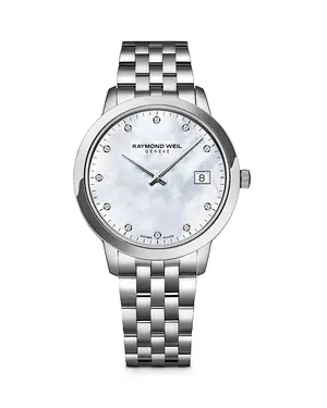 RAYMOND WEIL Toccata Mother-of-pearl & Diamond Watch - Silver