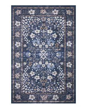 RIFLE PAPER CO. Palais Pal-02 Area Rug, 2'3 X 3'9 - Navy