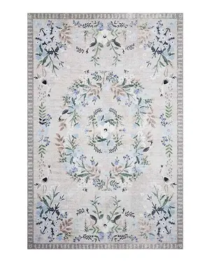 RIFLE PAPER CO. Palais Pal-03 Area Rug, 7'6 X 9'6 - Stone
