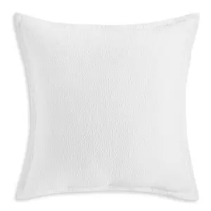SKY Textured Matelasse Euro Shams, Set Of 2 Exclusive - White