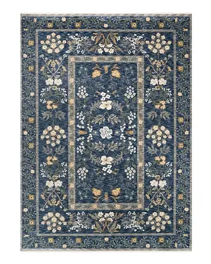 RIFLE PAPER CO. Kismet Kis-01 Area Rug, 5' X 7'9 - Navy