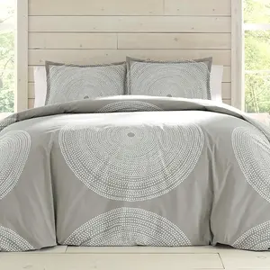 Marimekko Fokus Comforter Set, King - Gray