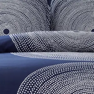 Marimekko Fokus Comforter Set, King - Open Navy