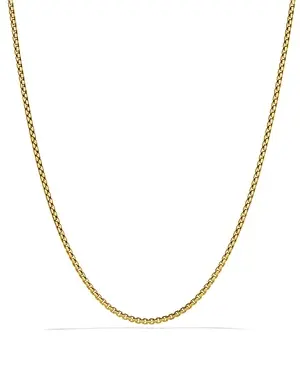 David Yurman Small Box Chain - Gold