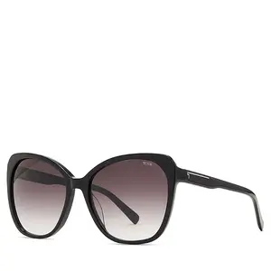 Tumi 502 Square Gradient Sunglasses - Black/brown Gradient