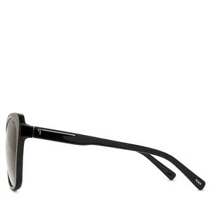 Tumi 502 Square Gradient Sunglasses - Black/brown Gradient