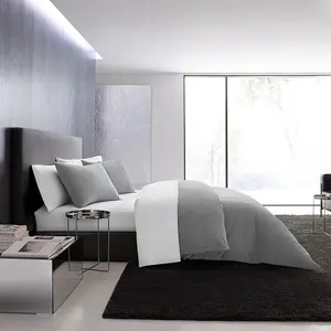 Vera Wang Waffle Pique Duvet Cover Set, Queen - Medium Gray