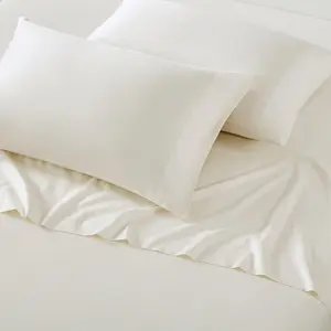 Vera Wang Solid Cvc Sateen Queen Pillowcase, Pair