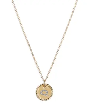 DAVID YURMAN Cable Collectibles Initial Diamond Pendant