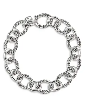 David Yurman Sterling Link Bracelet - Silver