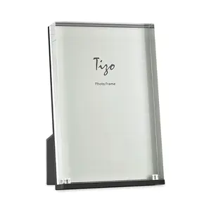 TIZO Lucite Easel Back 5 X 7 Picture Frame - Black