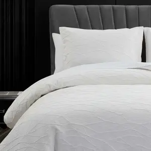 Vera Wang Abstract Crinkle Duvet Cover Set, Queen