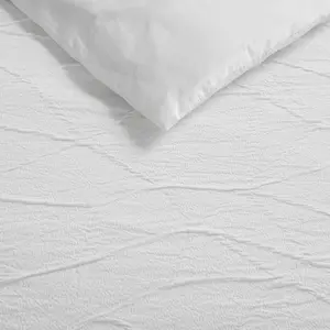 Vera Wang Abstract Crinkle Duvet Cover Set, Queen