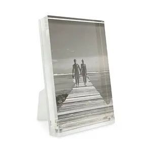TIZO Lucite Easel Back 8 X 10 Picture Frame - White