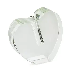 TIZO Crystal Heart Shape Vase, Small - Clear