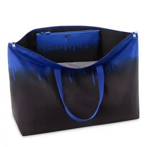 Tumi Voyageur Just In Case Large Zip Tote Bag - Electric Blue Spray Paint