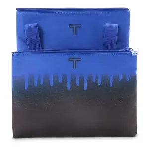 Tumi Voyageur Just In Case Large Zip Tote Bag - Electric Blue Spray Paint