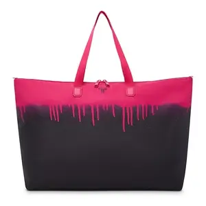 Tumi Voyageur Just In Case Large Zip Tote Bag Fuschia Spray Paint