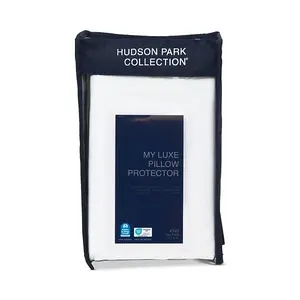 HUDSON PARK COLLECTION My Luxe King Pillow Protector, Pair Exclusive - White