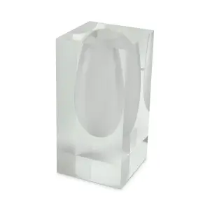 TIZO Design Lucite Frosted Vase - White